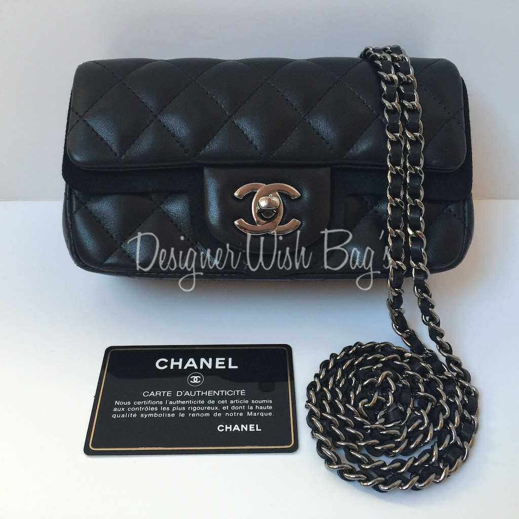 Chanel Extra Mini Black as NEW - Designer WishBags
