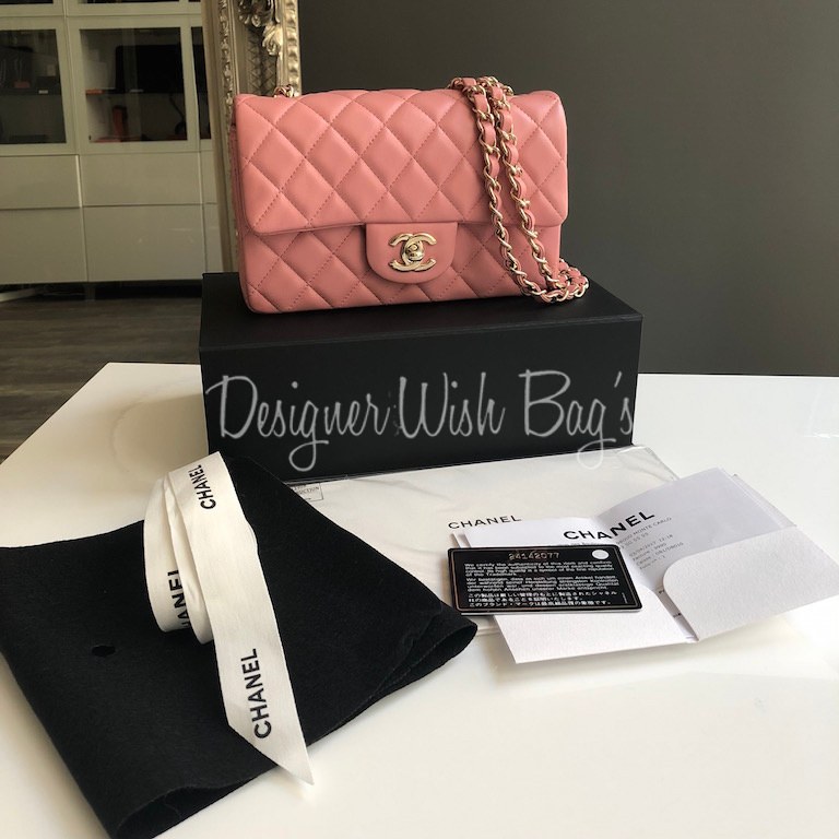 Chanel Pink Mini Rectangular - Designer WishBags