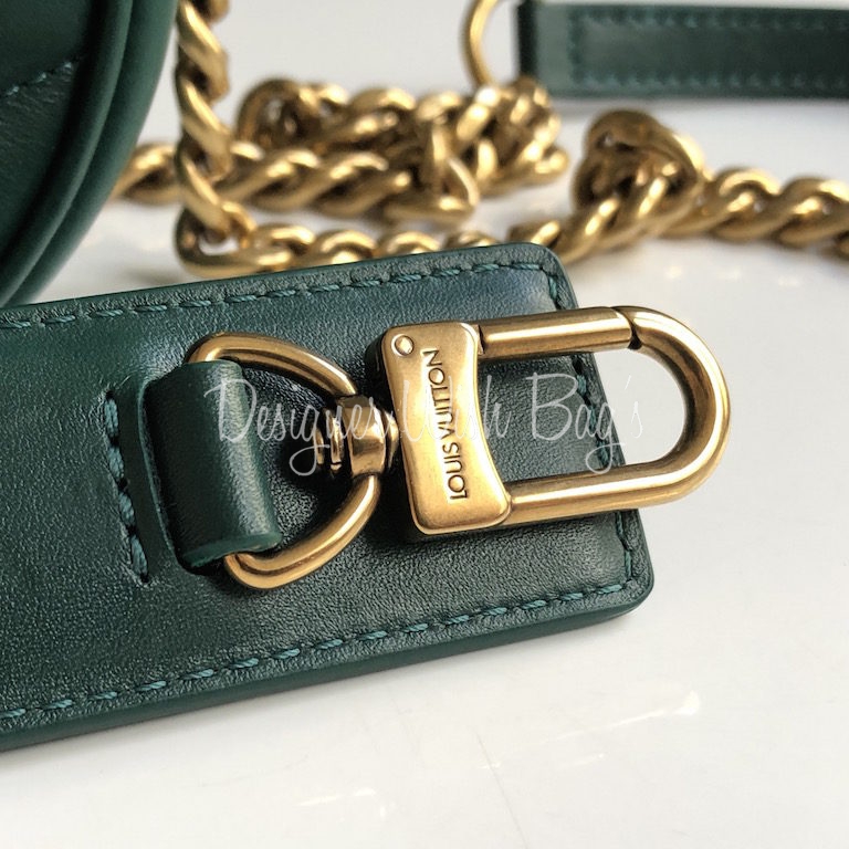 Louis Vuitton Green Bag With Gold Chains Video | semashow.com