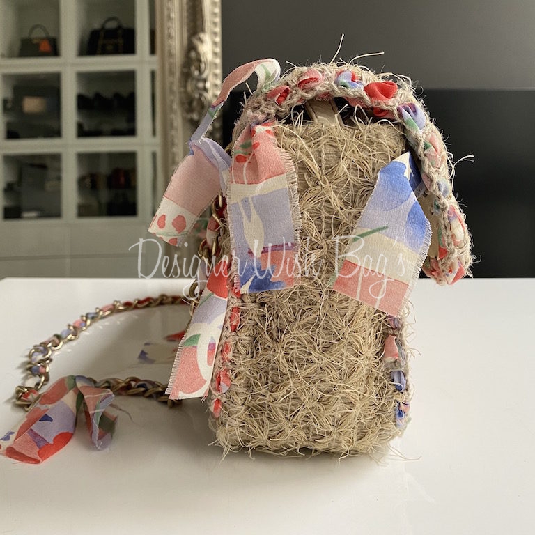 Chanel Straw-Raffia Flap Bag - Designer WishBags