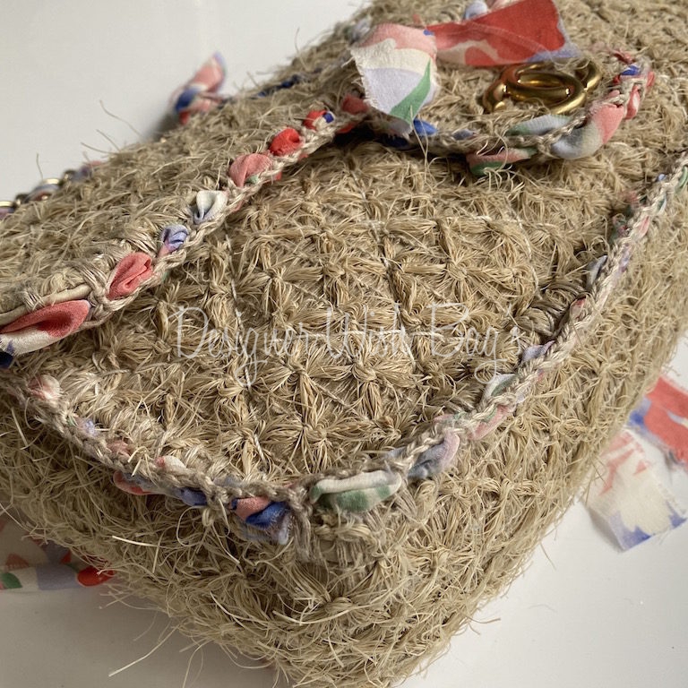 Chanel Straw-Raffia Flap Bag - Designer WishBags