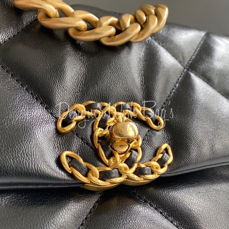 Chanel 19 Black Small - Designer WishBags