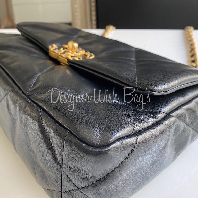 Chanel 19 Black Small - Designer WishBags