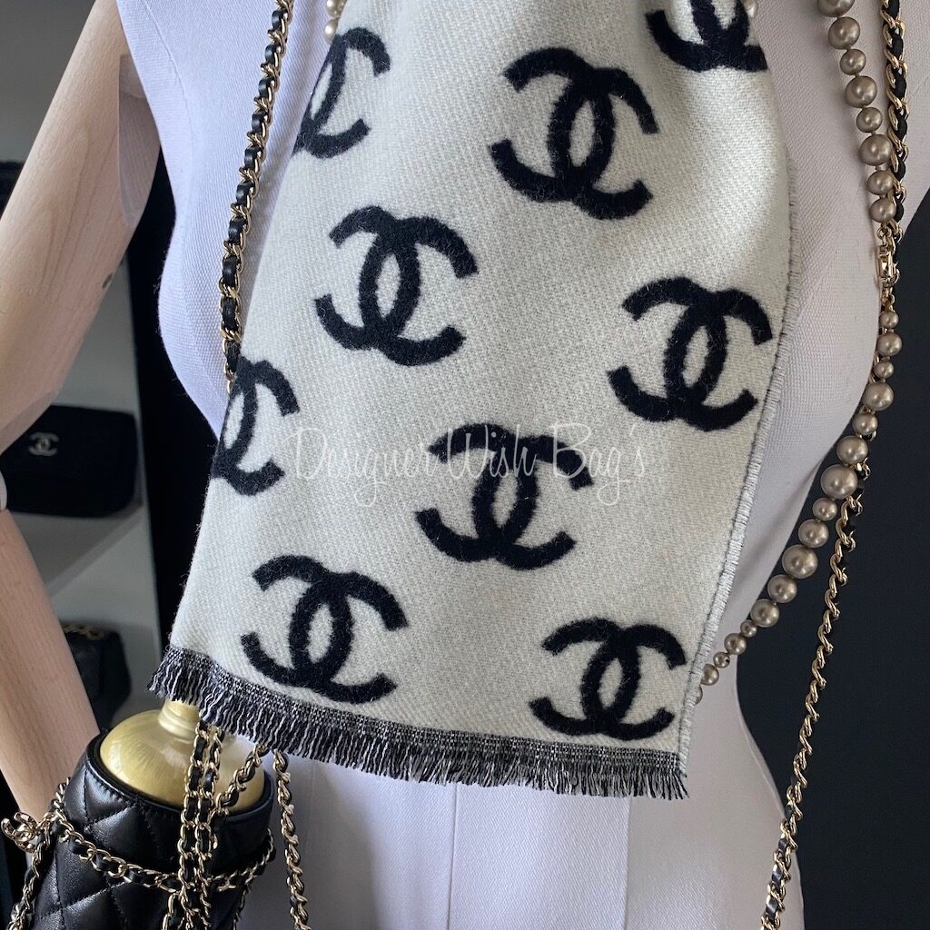 Chanel Wool-Cashmere Scarf 20B - Designer WishBags
