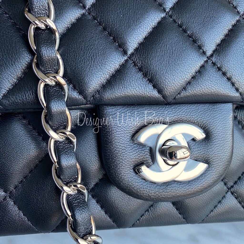 Chanel Mini Rectangular Black - Designer WishBags