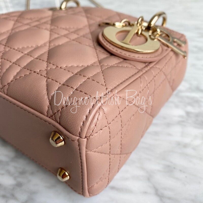 Mini Lady Dior Blush - Designer WishBags