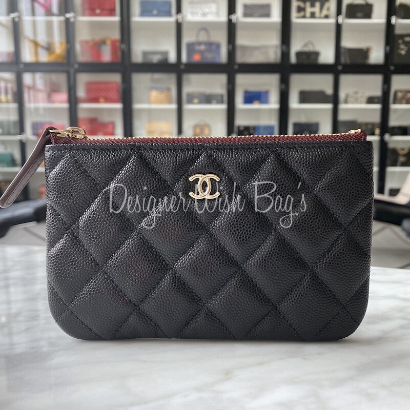 Chanel Mini O Case Black Caviar - Designer WishBags